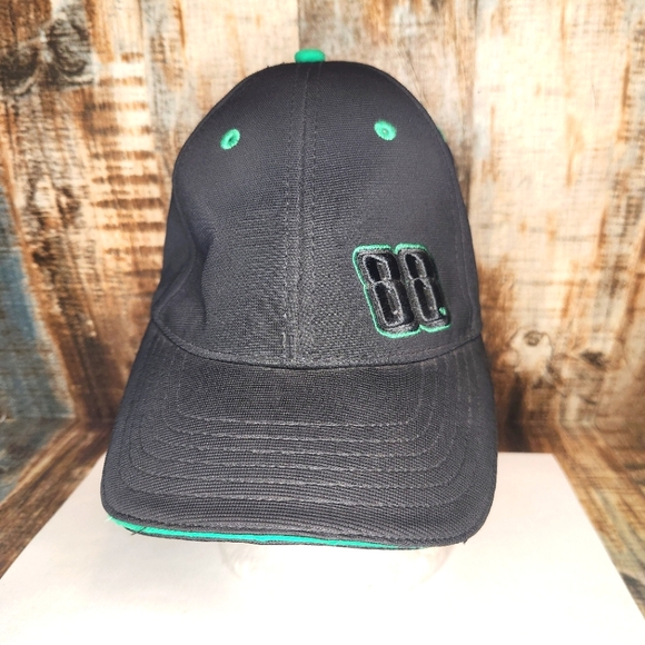 Nascar | Accessories | Nascar 88 Hat Dale Earnhardt Jr Black Green Med ...